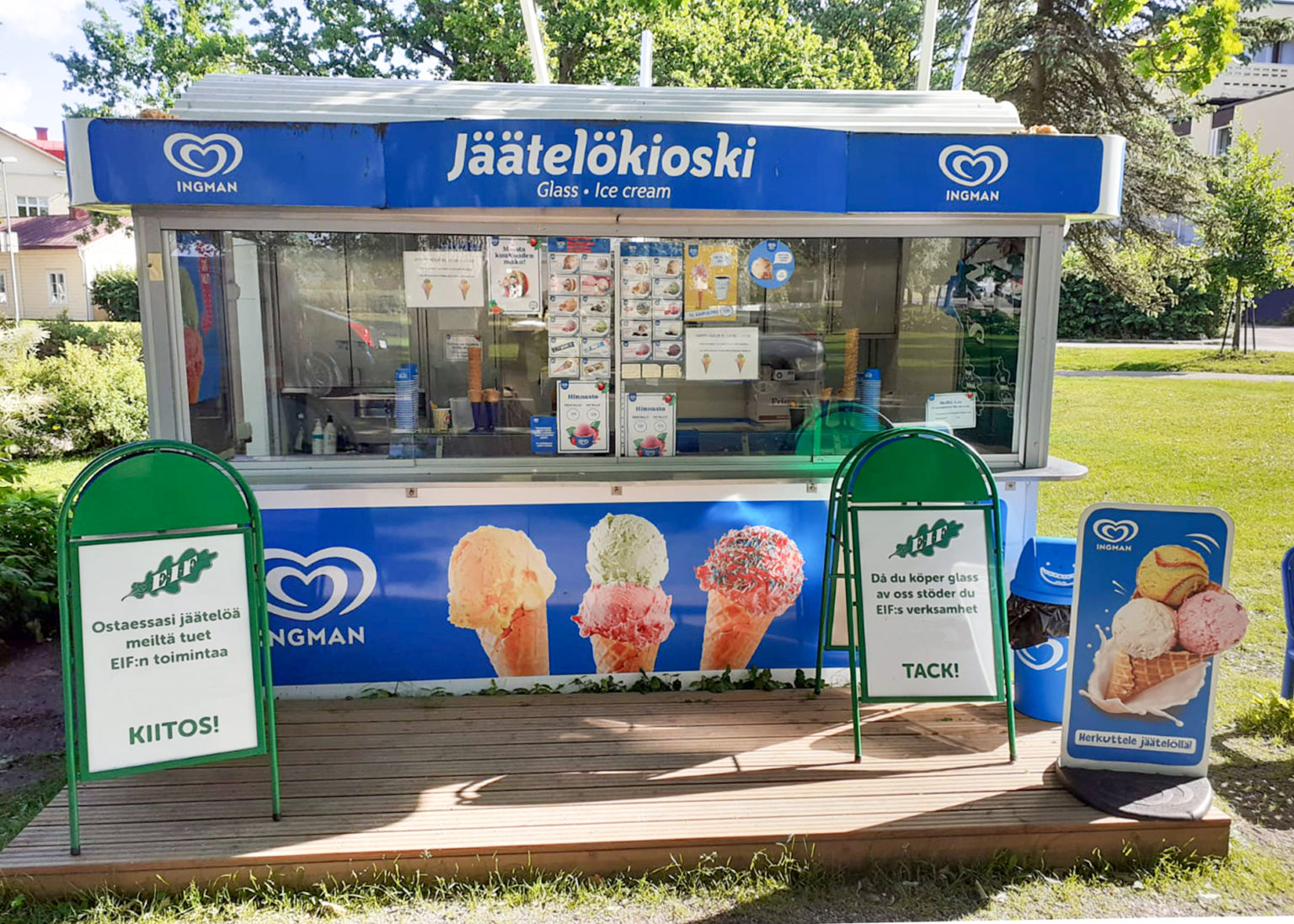 Glasskiosk - EIF Fotboll